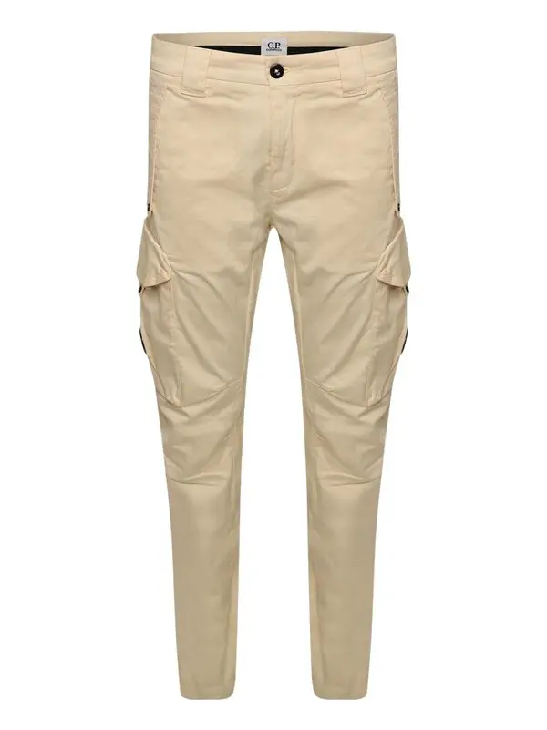 C.P. COMPANY Sateen Stretch Cargo Lens Pants - No
