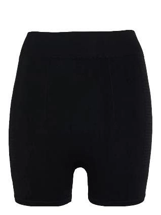 Rick Owens Solid Color Stretch Cycling Shorts - Black
