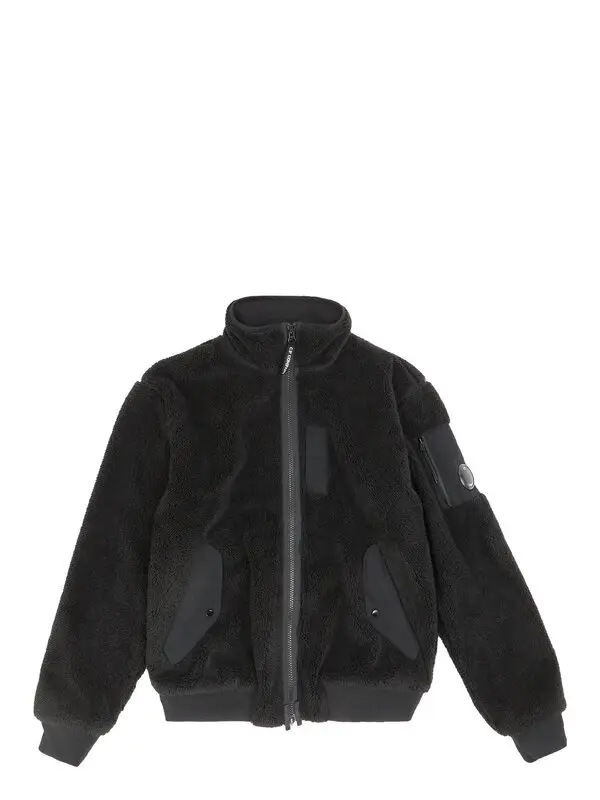 C.P. COMPANY Polar Fleece Jacket - Black
