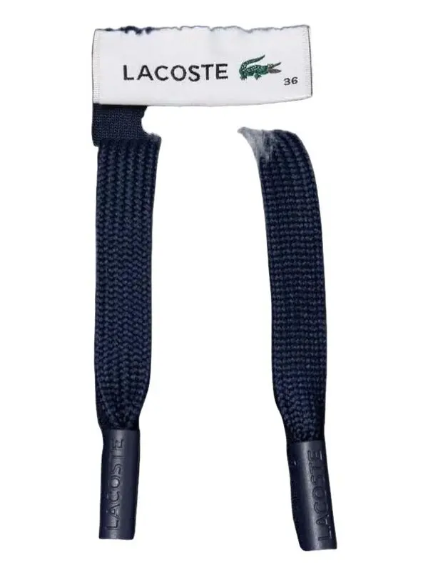 Lacoste Navy Terry Cloth Shorts With Contrast Piping - Blue