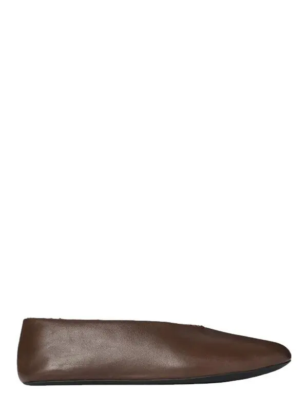 THE ROW Stella Flats - Medium Brown