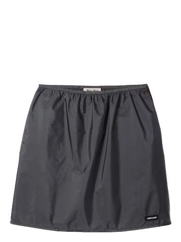 Miu Miu Technical Fabric Skirt - Hematite