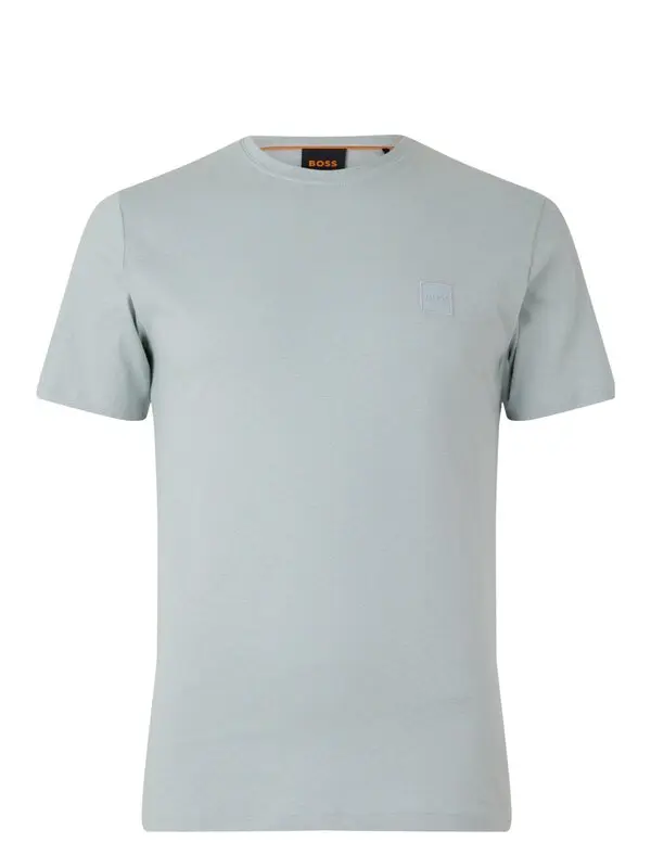 Hugo Boss Orange Tales T-shirt With Logo Patch Premium Cotton - No