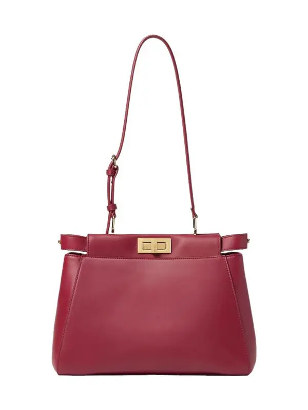 Fendi Peekaboo Small Handbag - Red