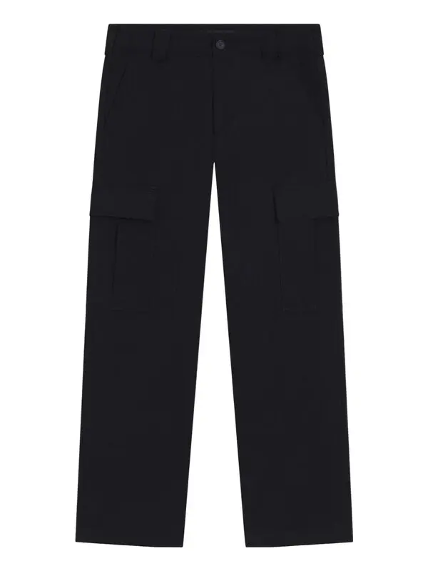 Hugo Boss Cotton Cargo Trousers - Black