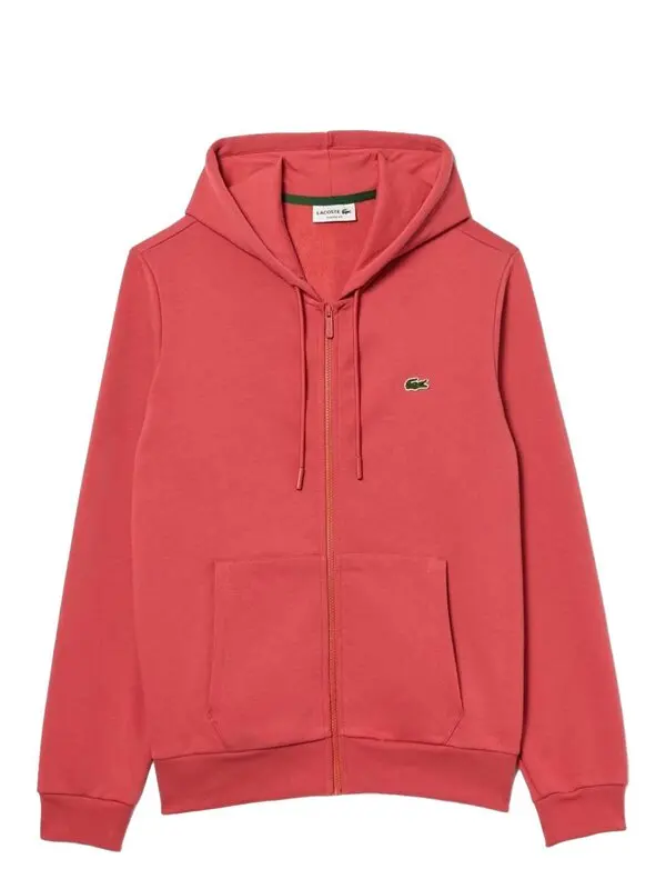 Lacoste Zip-up Longsleeve Outerwear - Red