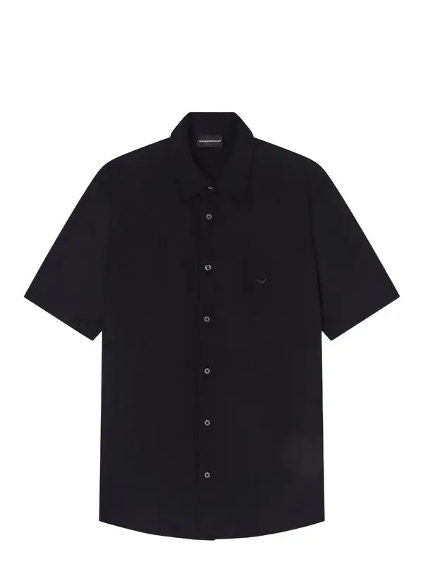 Emporio Armani Shortsleeve Shirt - Black