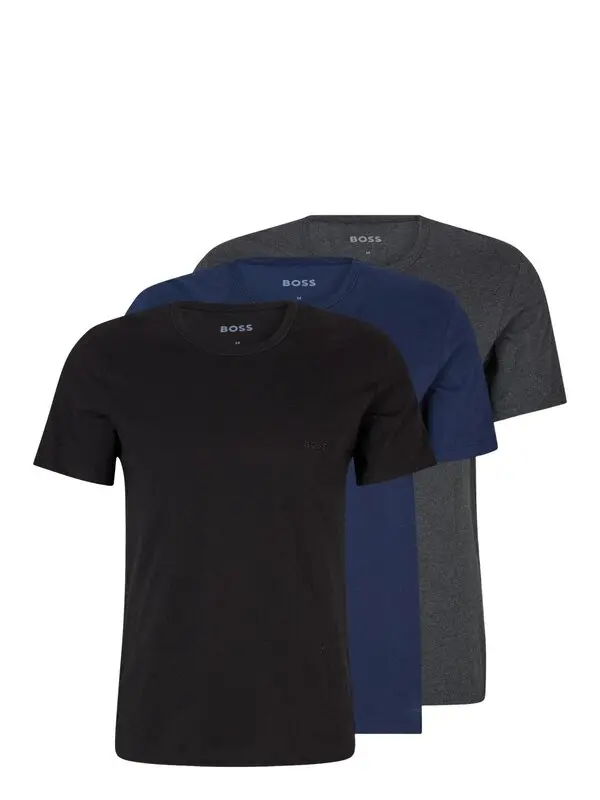 Hugo Boss 3 Pack Premium Cotton T-shirts - Black