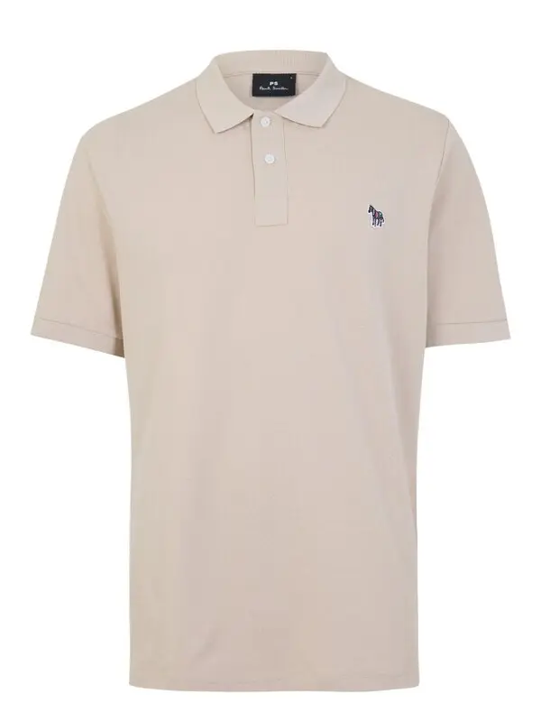 Paul Smith Minimalist Shortsleeve Polo Shirt - Nude