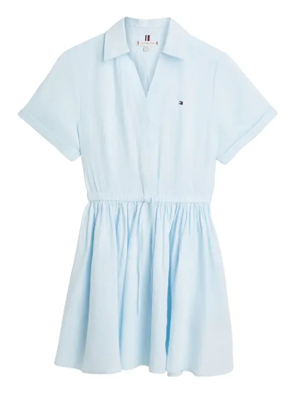 Tommy Hilfiger Linen A-line Skirt Dress - Blue