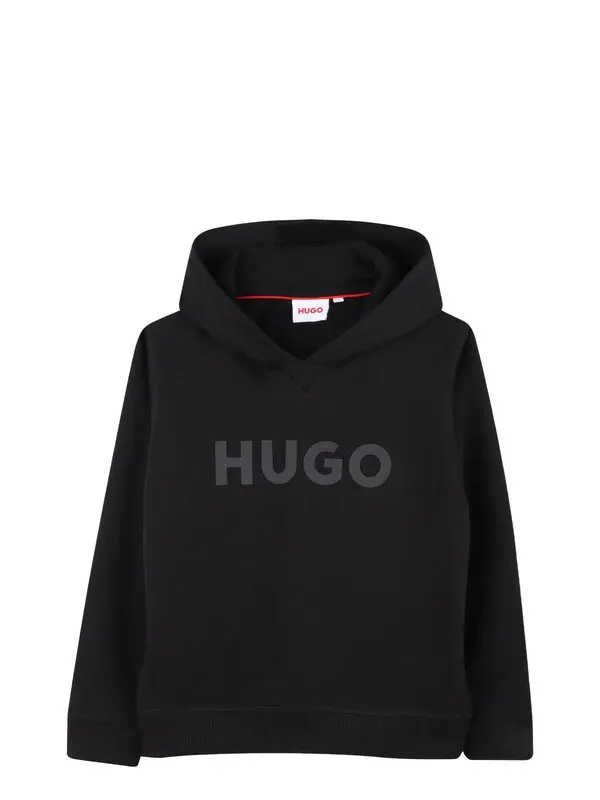 Hugo Boss Logo Hoodie - Black