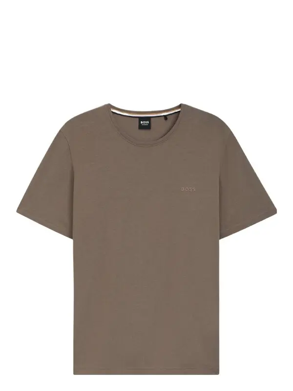 Hugo Boss Regular Fit Lounge T-shirt - Brown
