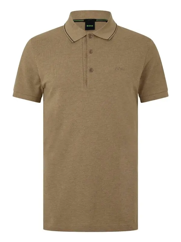 Hugo Boss Shortsleeve Polo Shirt - Brown
