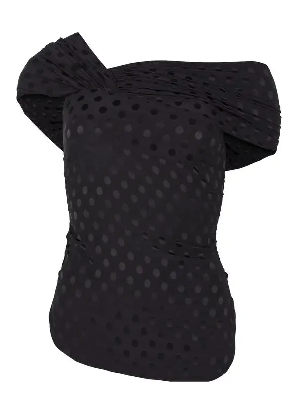 Isabel Marant Étoile Esen Short Sleeve Top - Black