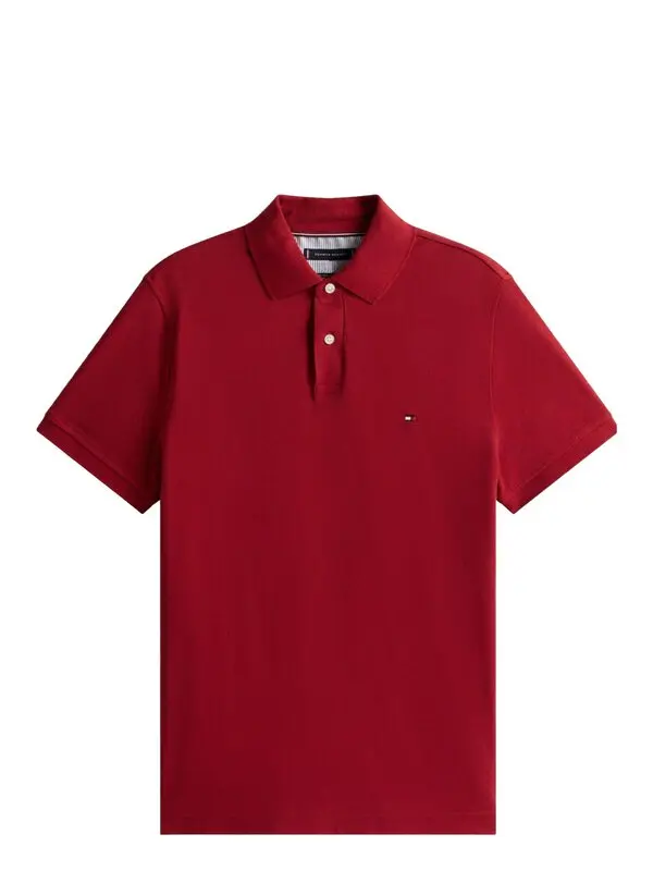 Tommy Hilfiger Cotton Polo Shirt - Red
