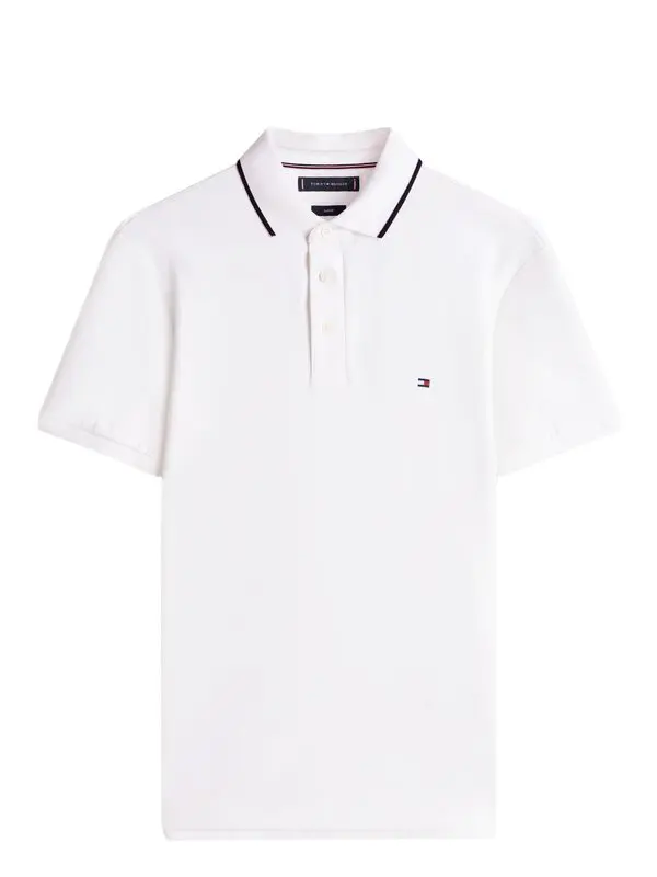 Tommy Hilfiger Shortsleeve Polo Shirt - White