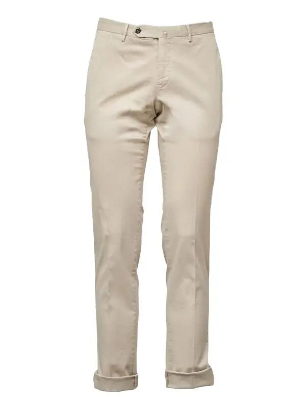 PT TORINO Slim Stretch Gabardine Pants - No