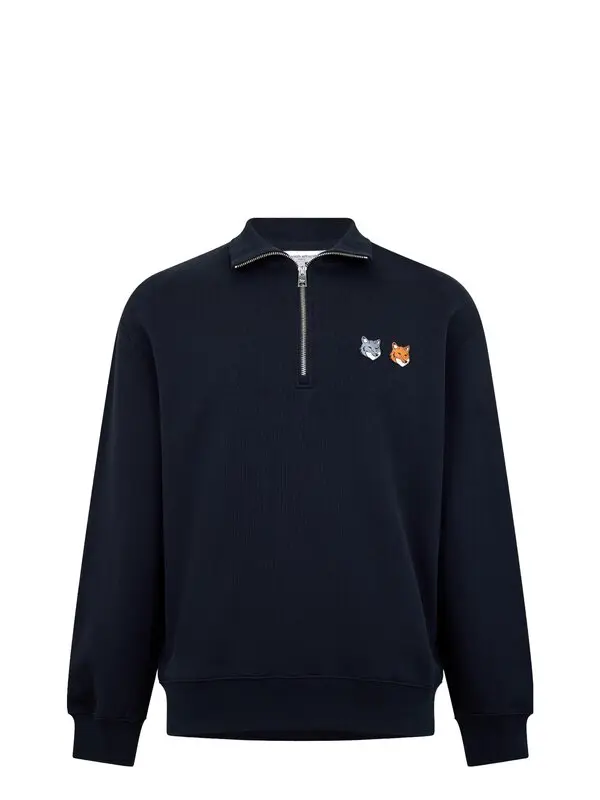 Maison Kitsuné Double Fox Graphic Sweatshirt - Black