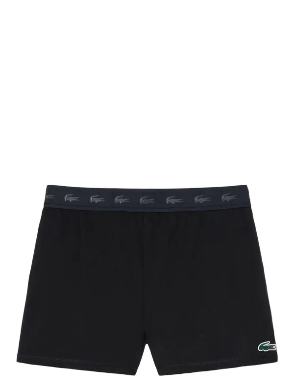 Lacoste Soft Jersey Lounge Shorts - Black
