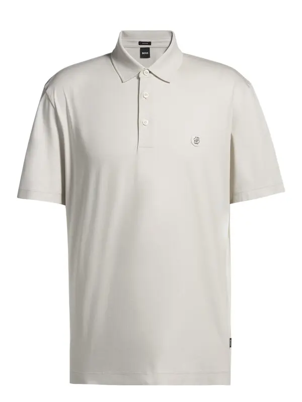 Hugo Boss Cotton Polo Shirt - White