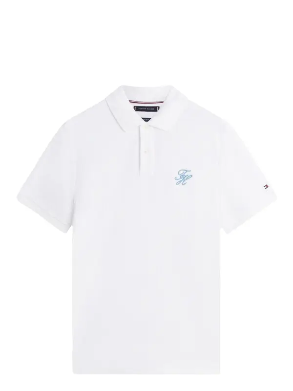 Tommy Hilfiger Shortsleeve Polo Shirt - White
