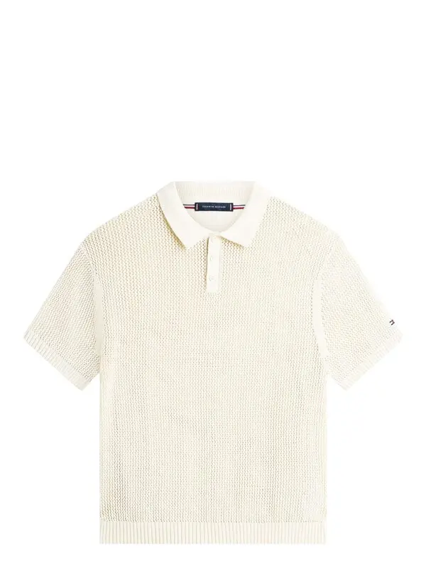 Tommy Hilfiger Shortsleeve Polo Shirt - White