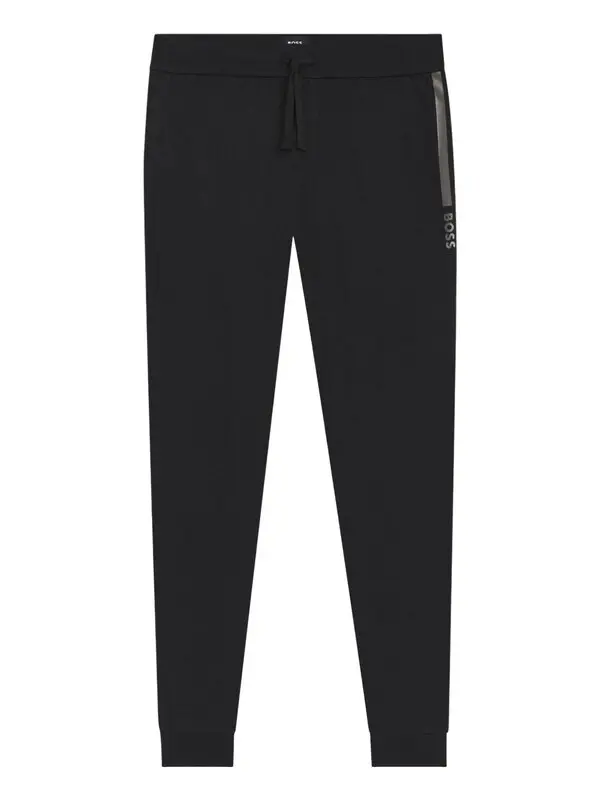 Hugo Boss Logo Tapered Jogging Bottoms - Black