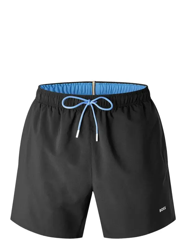 Hugo Boss Drawstring Swim Shorts - Black