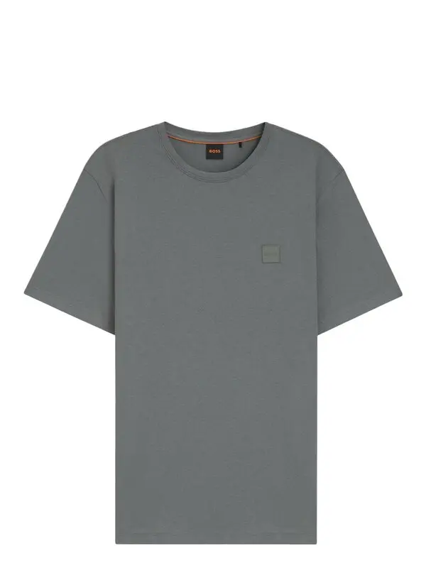 Hugo Boss Cotton Shortsleeve Tshirt - Grey
