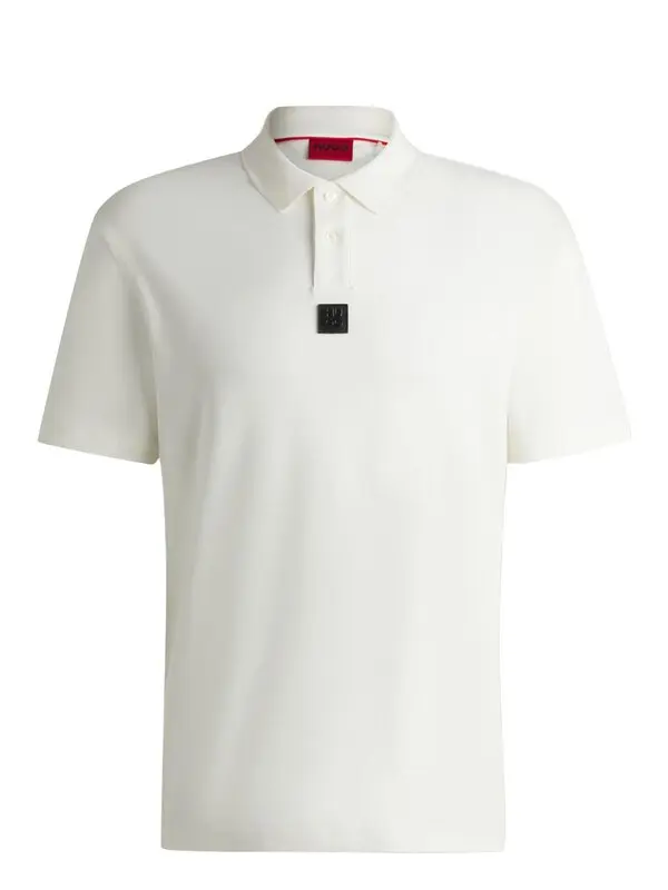 Hugo Boss Logodetail Polo Shirt - White