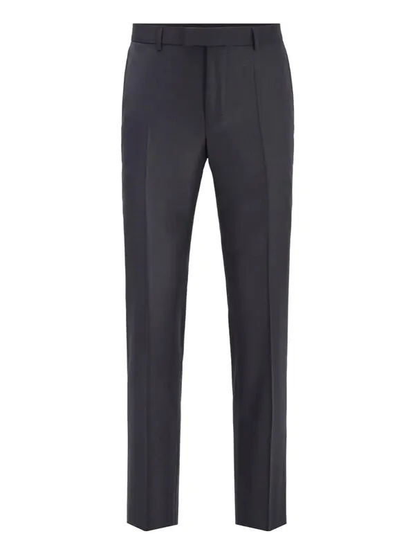 Hugo Boss Slim Fit Tailored Trousers - Grey