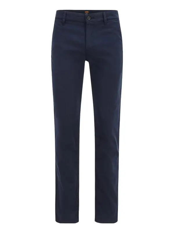 Hugo Boss Slim Fit Casual Trousers - Black
