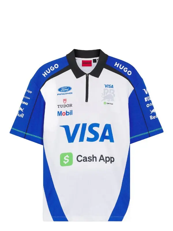 Hugo Boss Shortsleeve Racing Polo Shirt - Blue