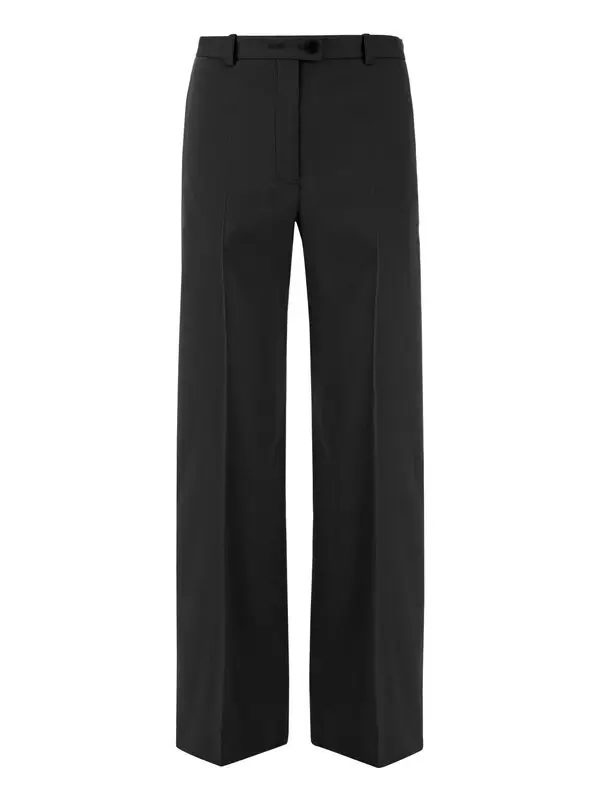 JIL SANDER Tailored Trousers With Belt Loops - Black