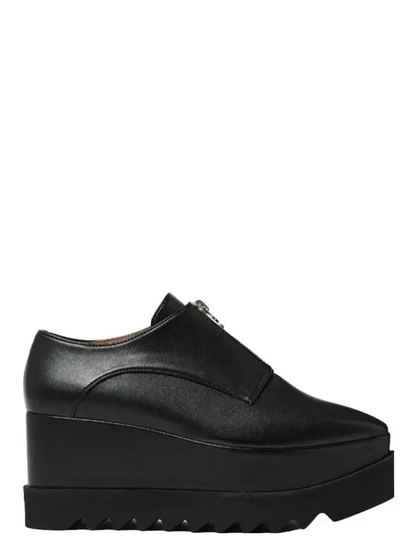 Stella McCartney Elyse Zipper Platforms - Black