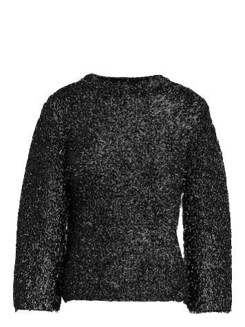 Tory Burch Textured Knit Pullover - Black