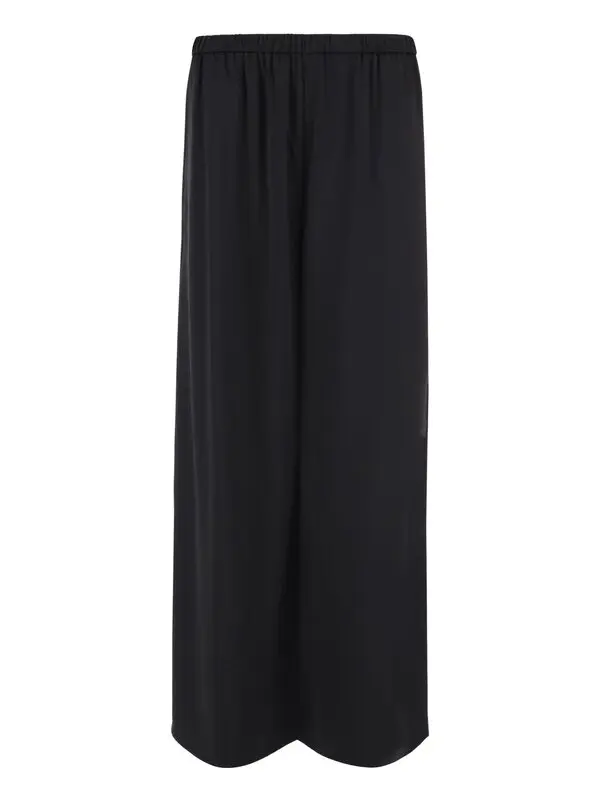 BY MALENE BIRGER Elasticated Waist Wide-leg Trousers - Black