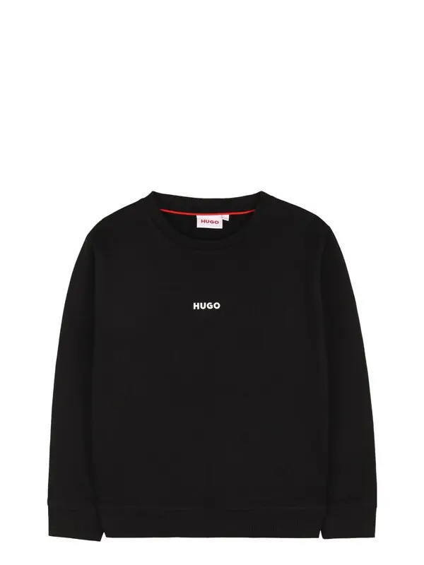 Hugo Boss Logo Crewneck Sweatshirt - Black