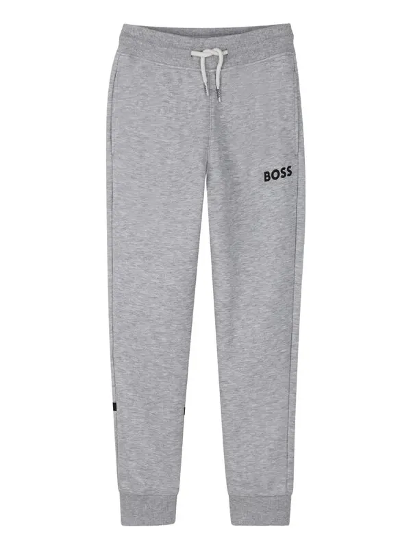 Hugo Boss Joggers With Drawstring Waist - Grey