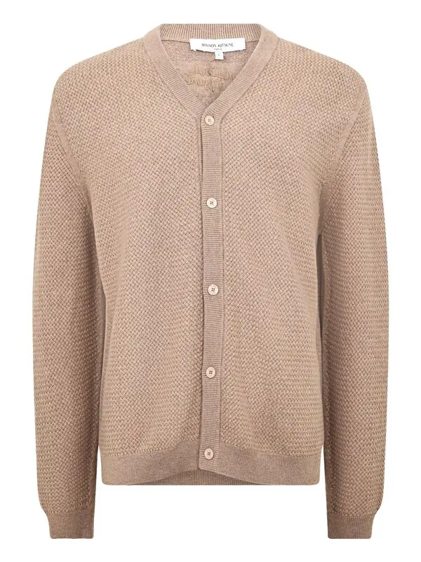 Maison Kitsuné Lightweight Wool Cardigan - No