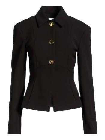 GANNI Minimalist Blazer - Black
