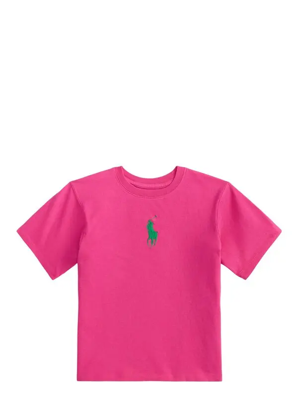 Polo Ralph Lauren Crewneck Embroidered Pony T-shirt - Pink