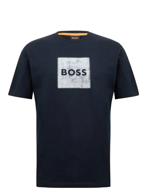 Hugo Boss Stitch Logo T-shirt - Black
