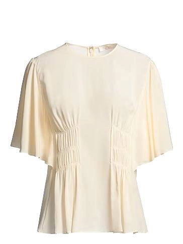 Chloé Crepe Gathered Top - Nude