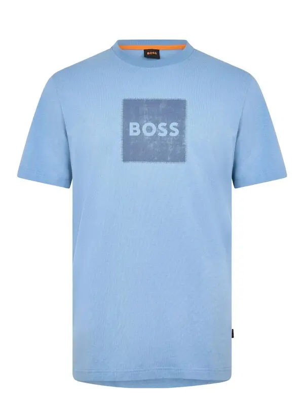 Hugo Boss Stitch Logo T-shirt - Blue