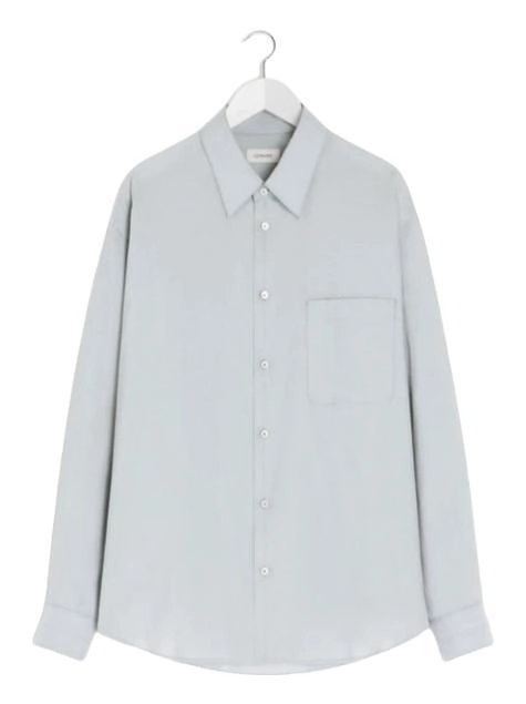 LEMAIRE Chest-pocket Long-sleeve Shirt - Mist