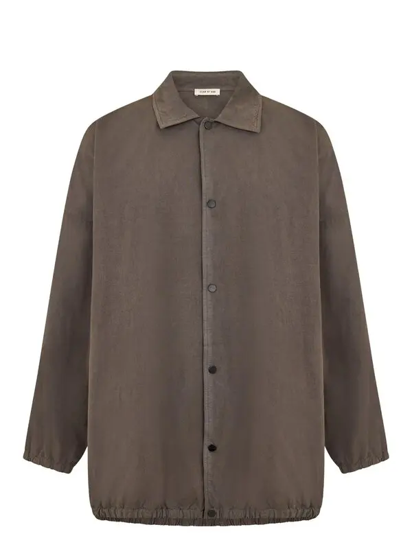 Fear Of God Collared Snapbutton Shirt Jacket - Grey