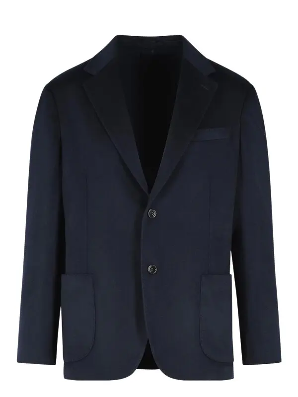 LARDINI Roma Single-breasted Blazer - Navy