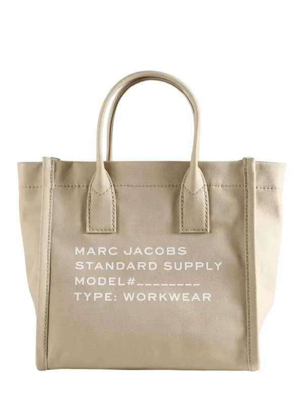 Marc Jacobs Logo-lettering Tote Bag - Beige