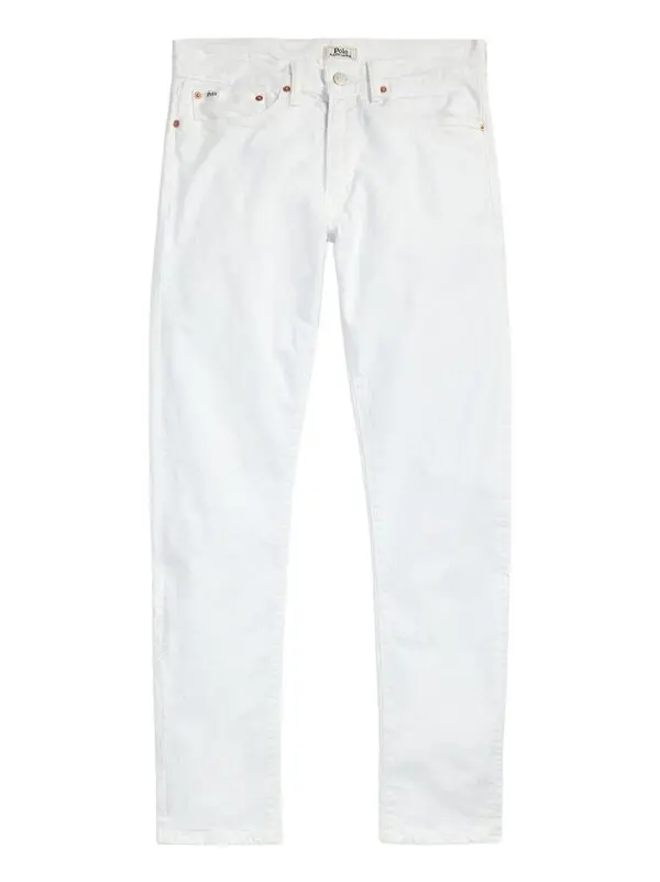 Polo Ralph Lauren Slim Straight Leg Jeans - White